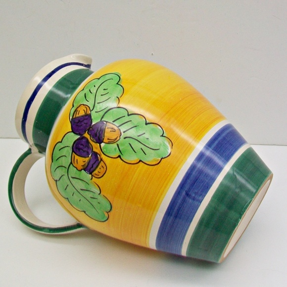 Pier 1 | Dining | Pier One Pitcher Hand Painted Italy Large 8 Oz | Poshmark
